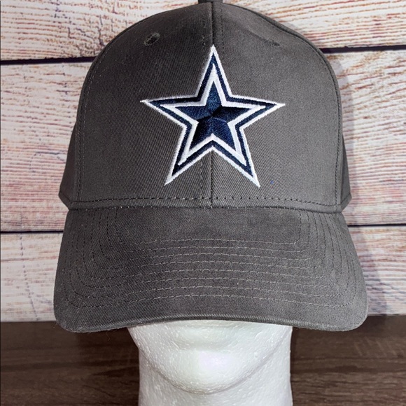 NFL | Accessories | Euc Gray Dallas Cowboys Nfl Adjustable Cap With ...